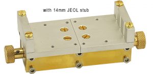 EM-Tec CV2 centering vise SEM sample holder for up to 110mm, Ã 14mm ...